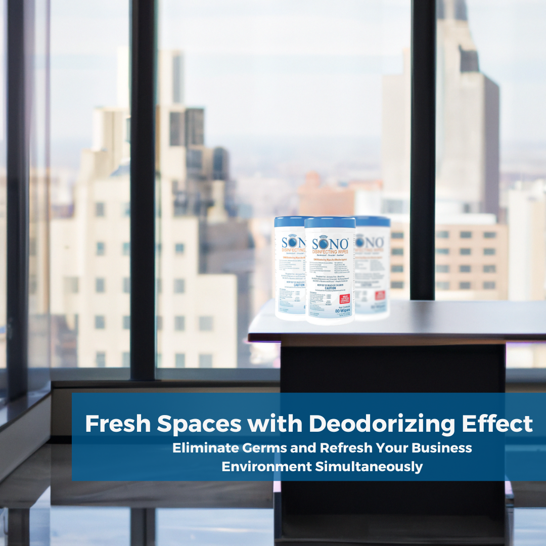 SONO Disinfectant Wipes: 6-Pack Canisters, 80 Sheets Each – SONO Supplies