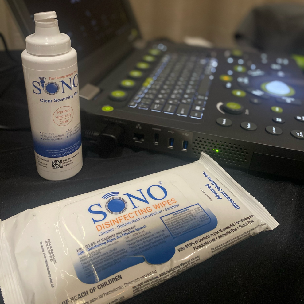 SONO Ultrasound Wipes & Scanning Gel Combo Pack – SONO Supplies