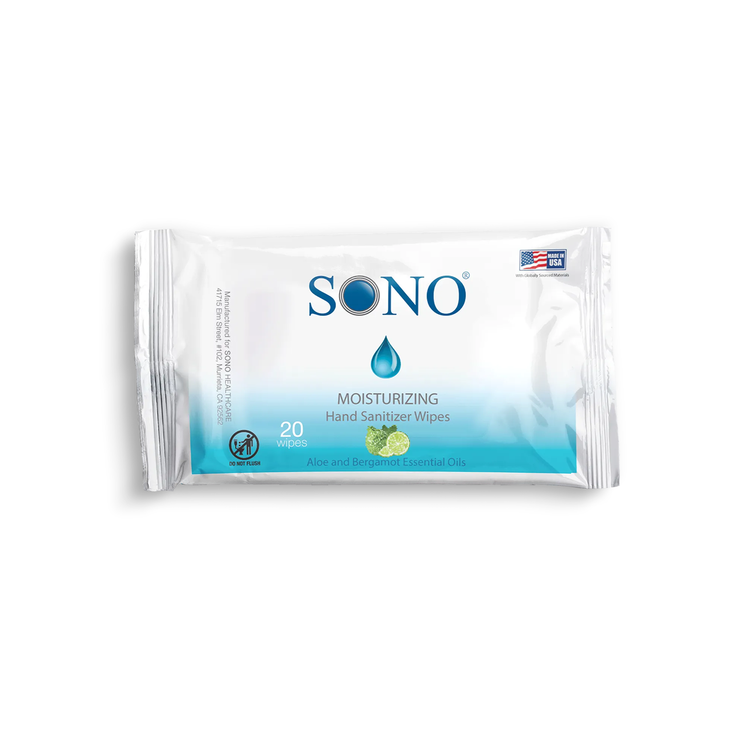 SONO Moisturizing Hand Wipes | Alcohol-Free | Made in USA – SONO Supplies